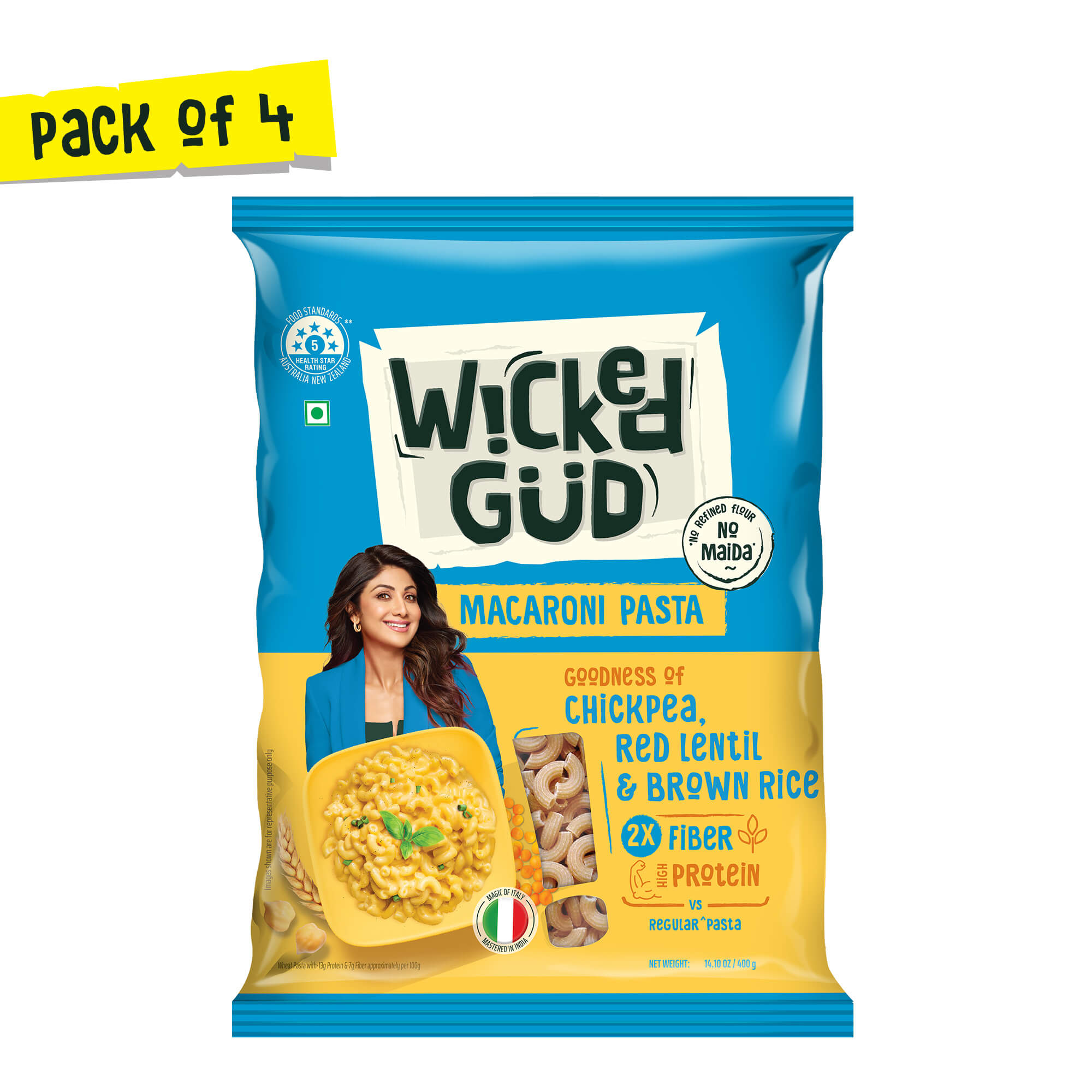 Multigrain Macaroni Pasta Pack of 4 – WickedGud