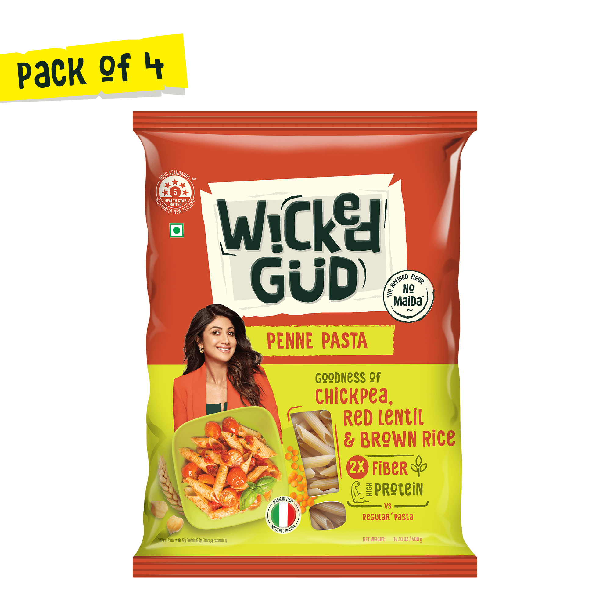 Multigrain Penne Pasta - Pack of 4 – WickedGüd